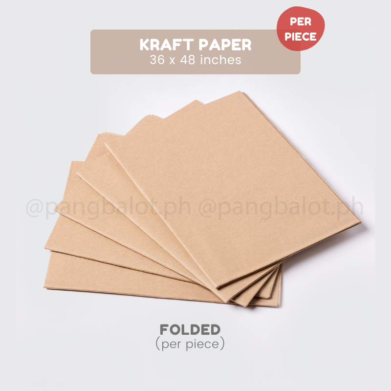 Kraft Paper (36x48 inches) - per piece (folded) – pangbalotph